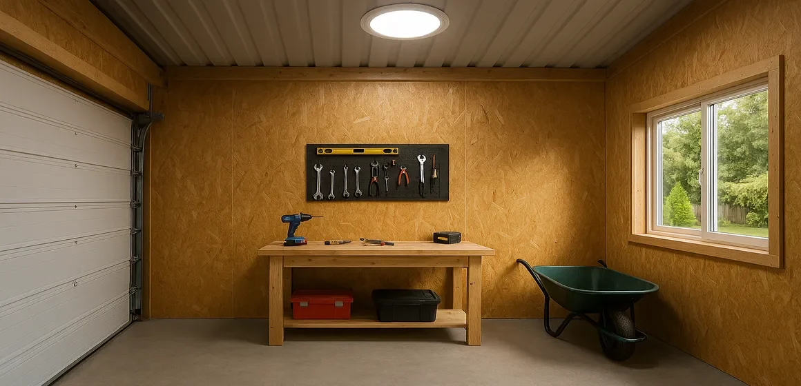Sun Tubes Transform Franklins Sheds & Garages into Bright Studios